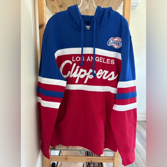 Mitchell & Ness | Sweaters | Mens Mitchell Ness Royalred La Clippers ...